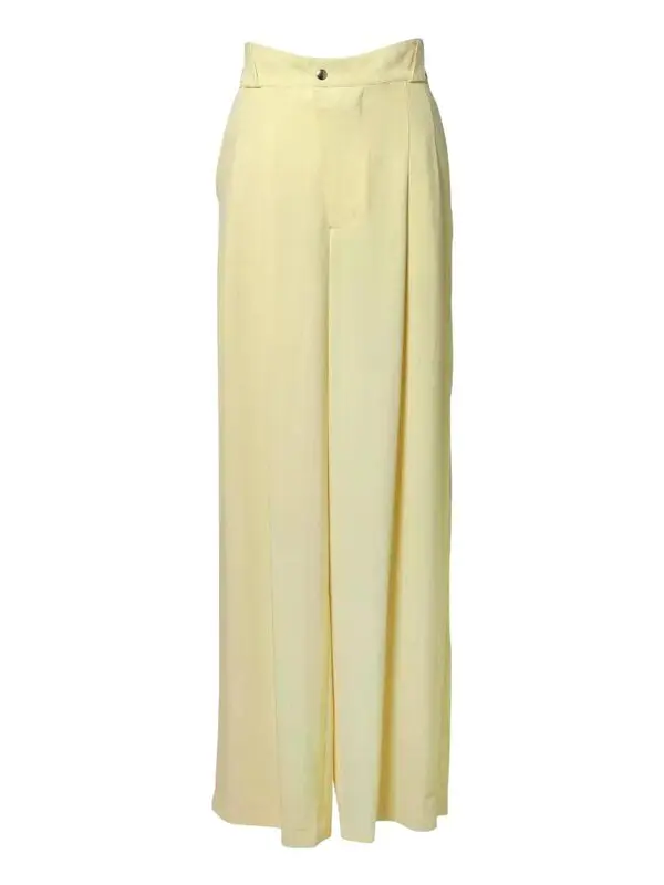 Swear London Wide-leg Fluid Trousers - Yellow