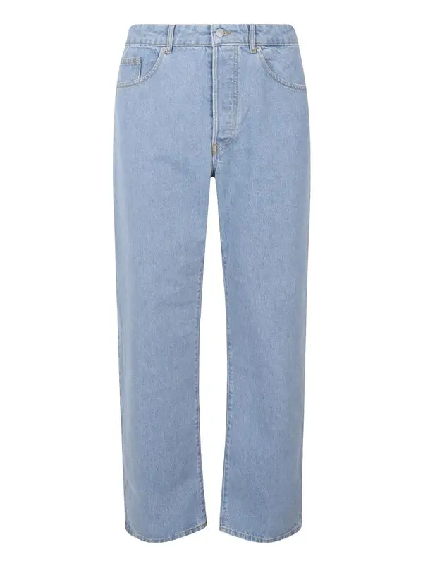Dries Van Noten Belt Loop Jeans - Blue