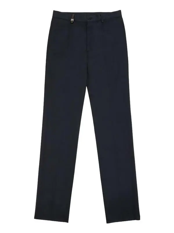 FERRAGAMO Straight Leg Tailored Trousers - Black