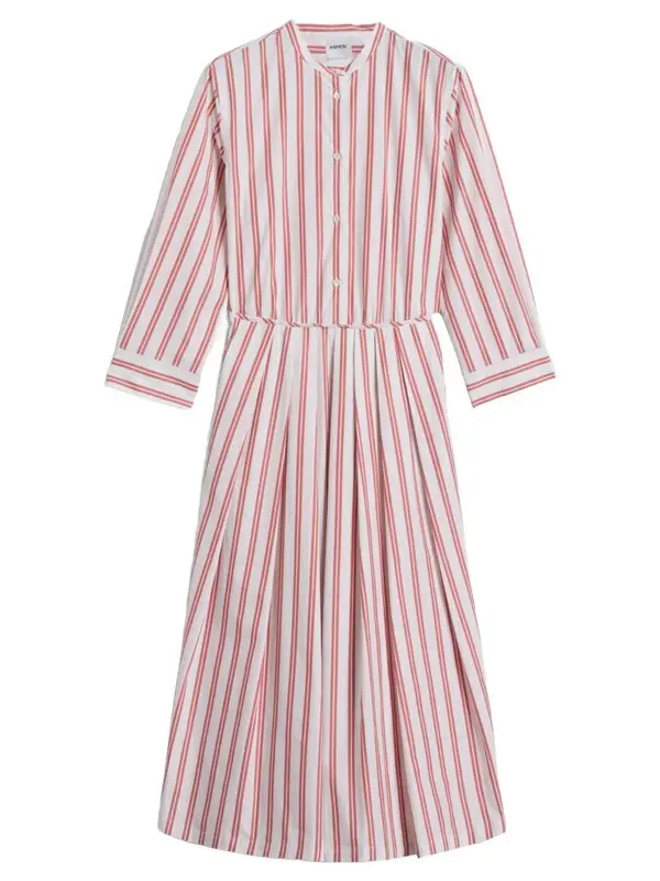 Aspesi Striped Shirt Dress - Pink