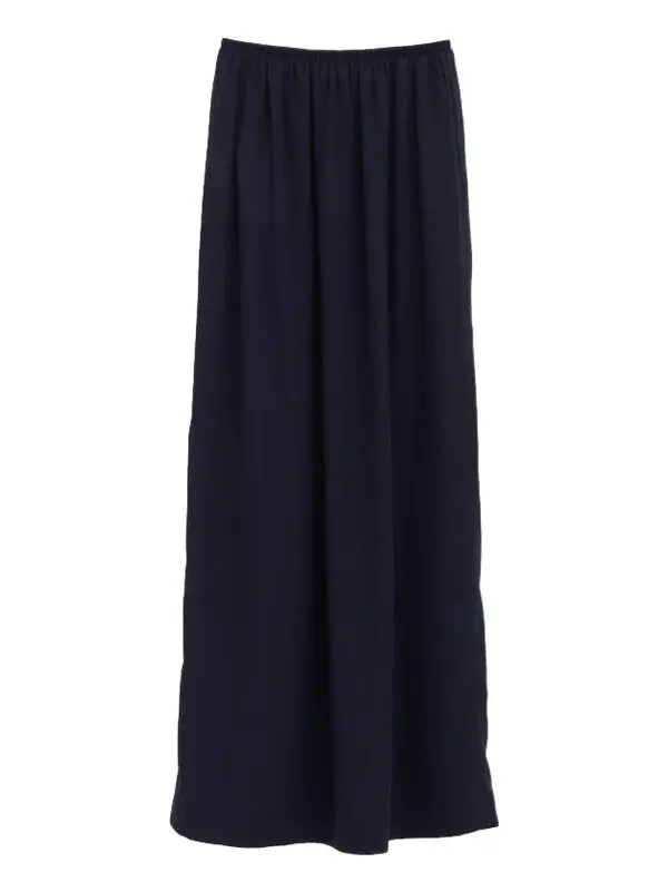 THE FRANKIE SHOP Elie Slit Maxi Skirt - Navy