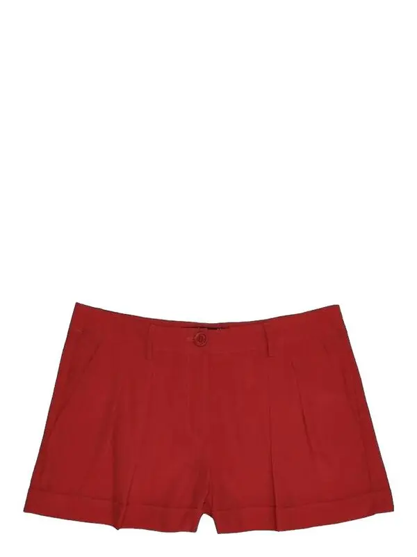 Moschino Detail Shorts - Red