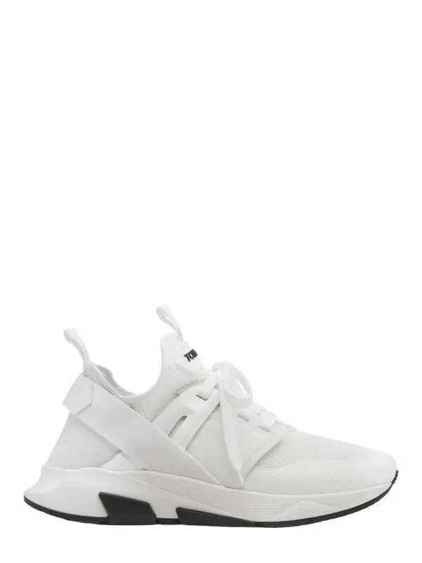 TOM FORD Jago Paneled Lace-up Sneakers - White