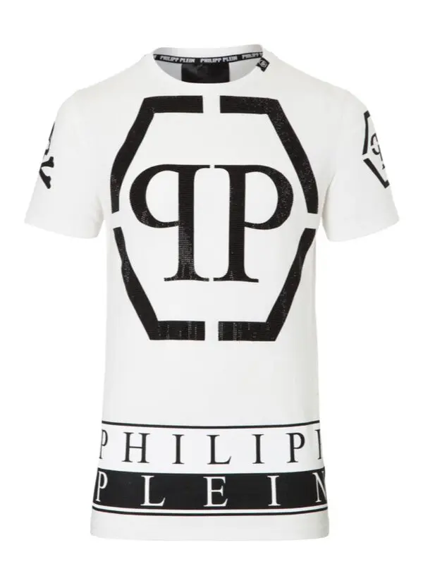 Philipp Plein Logo Details T-shirt - White