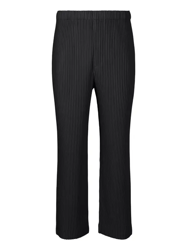 Issey Miyake Homme Plissé March Pleated Trousers - Black