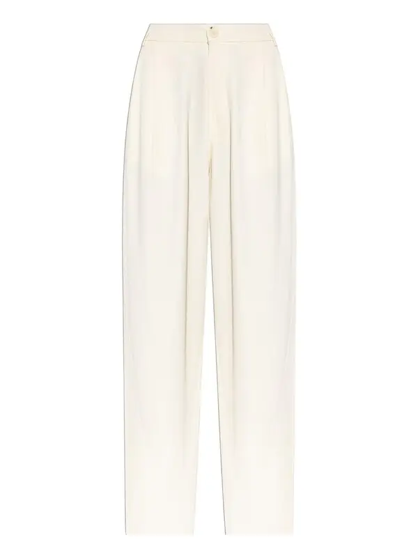 DARKPARK Loose Fit Tailored Pants - White