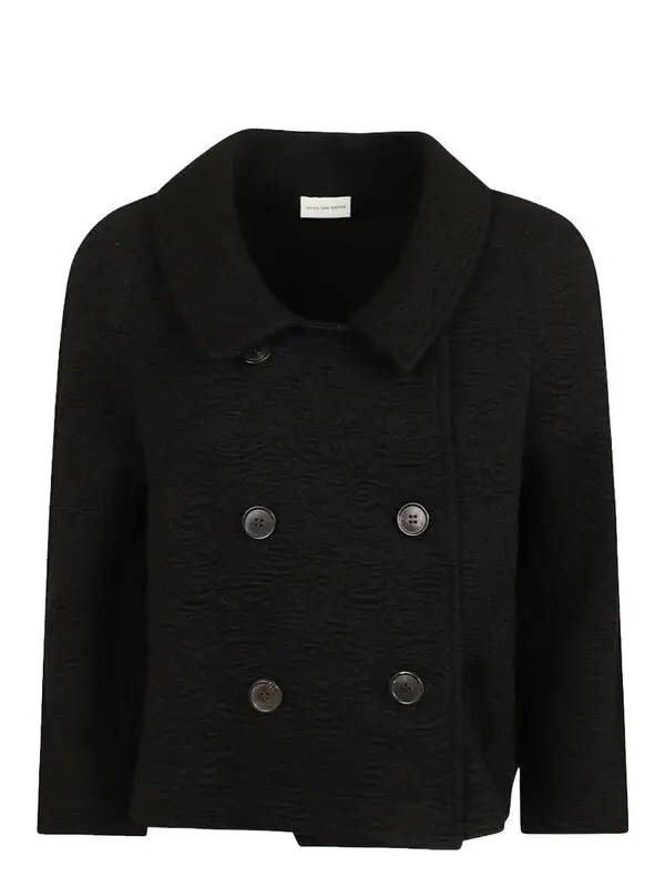 Dries Van Noten Long Sleeve Casual Jacket - Black