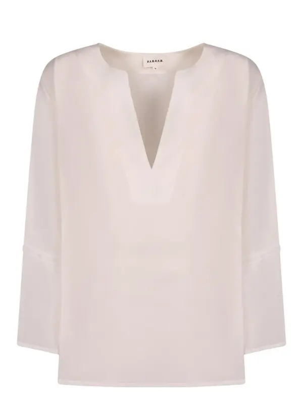 P.a.r.o.s.h V-neck Tunic Top - Pink