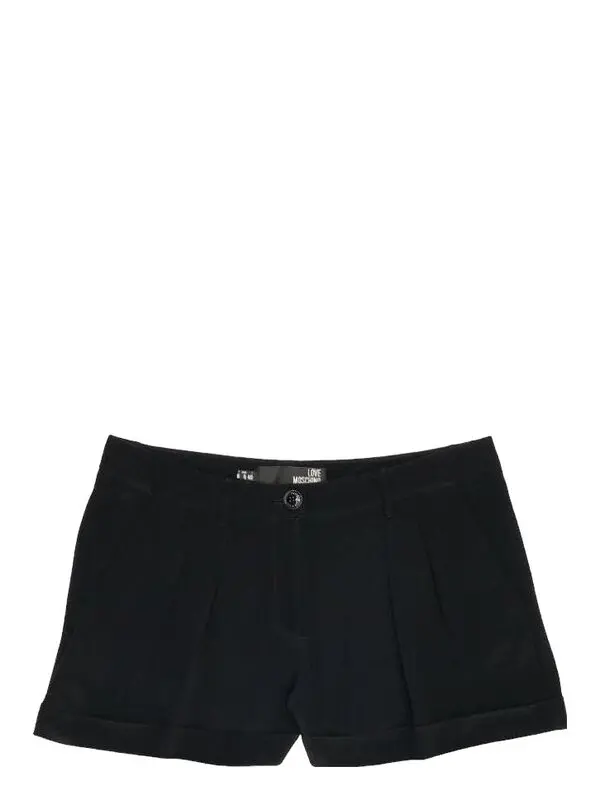 Moschino Detail Shorts - Black