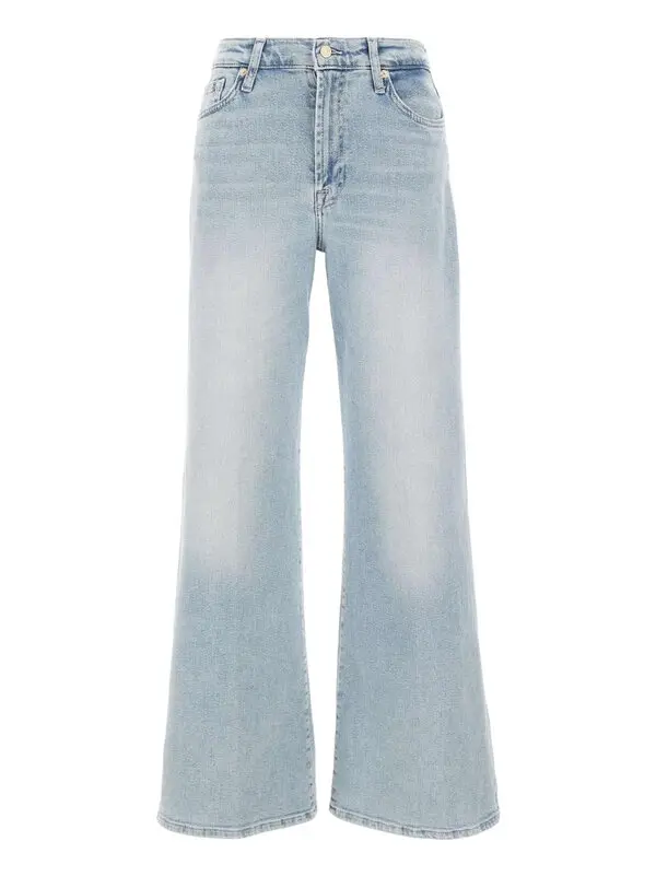 7 For All Mankind Tailorless Wide-leg Jeans - Blue