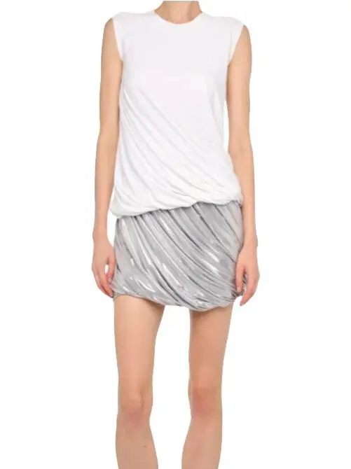Norma Kamali Sleeveless Twist Top - Snow-white
