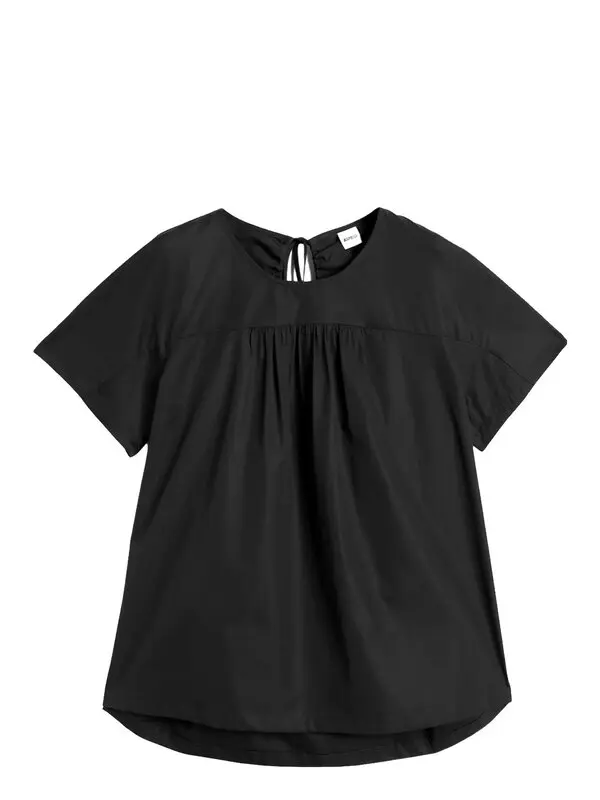 Aspesi Tie-detail T-shirt - Black