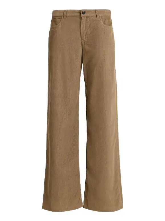THE ROW Eglitta Corduroy Wide-leg Pants - Green
