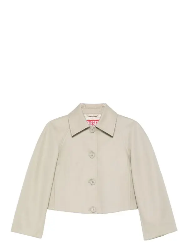 DIESEL® Long Sleeve Buttoned Jacket - Nude