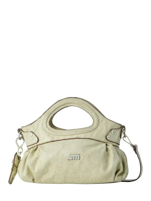 KNWLS Distressed Leather Handbag - Nude