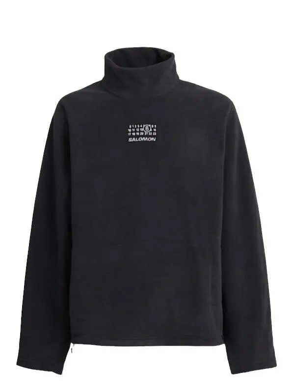 MAISON MARGIELA X Salomon Fleece High Neck Casual Jacket - Black