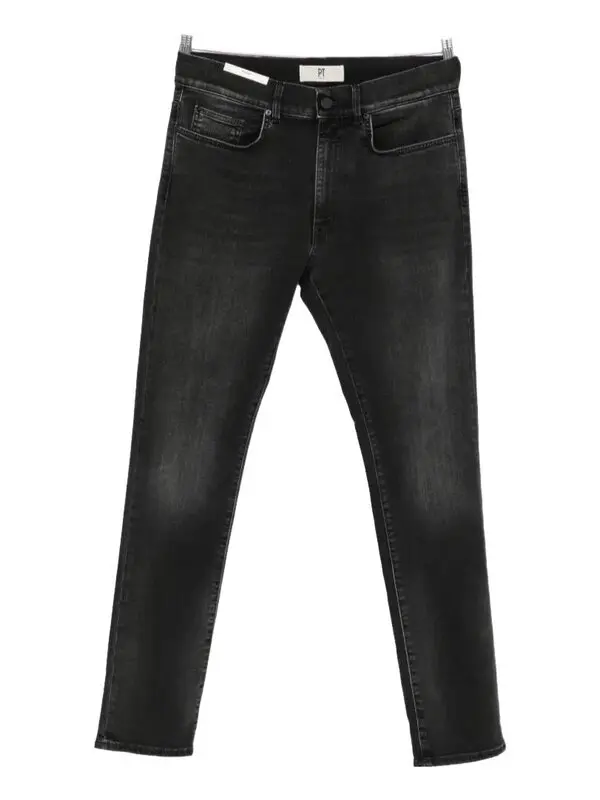 PT TORINO Slim Fit Five Pocket Jeans - Black