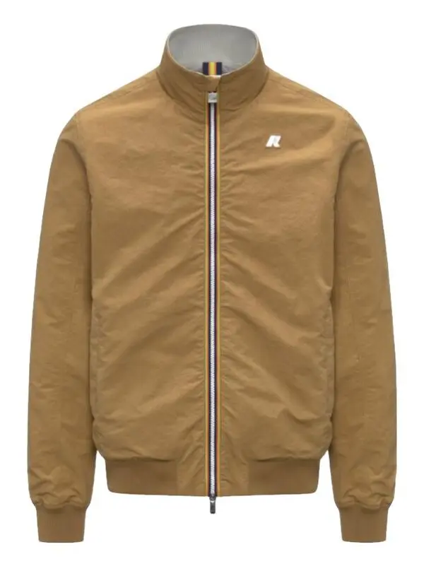 K-WAY Arsene Reversible Bomber Jacket - Brown-beige