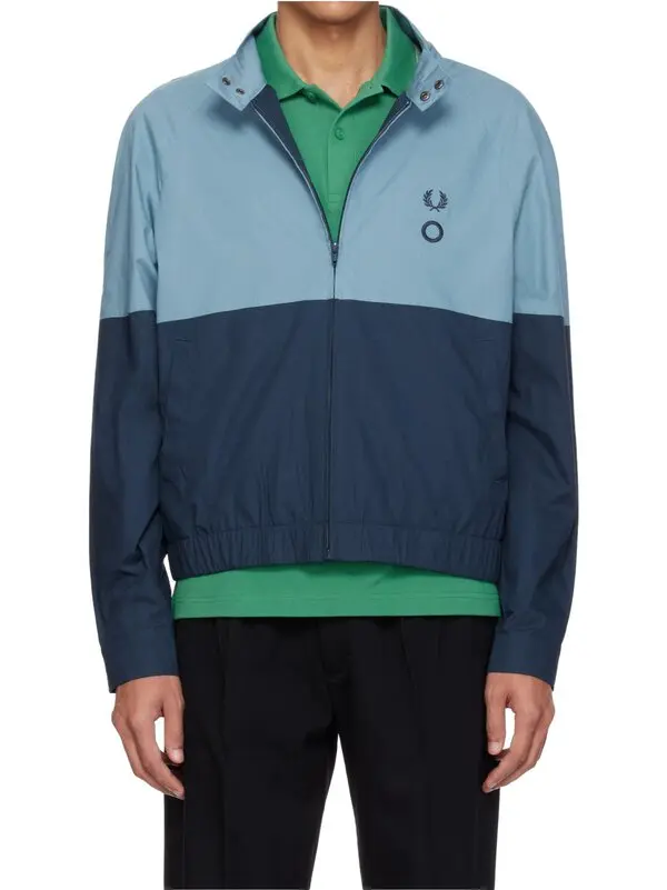 CRAIG GREEN X Fred Perry Collaboration Raglan Sleeve Casual Jacket - Blue