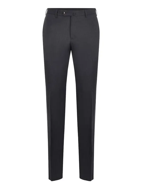 PT TORINO Tailored Straight-leg Trousers - Black