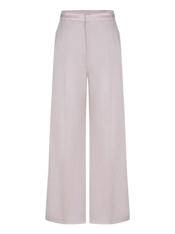 DONDUP High-waisted Wide-leg Trousers - Pink