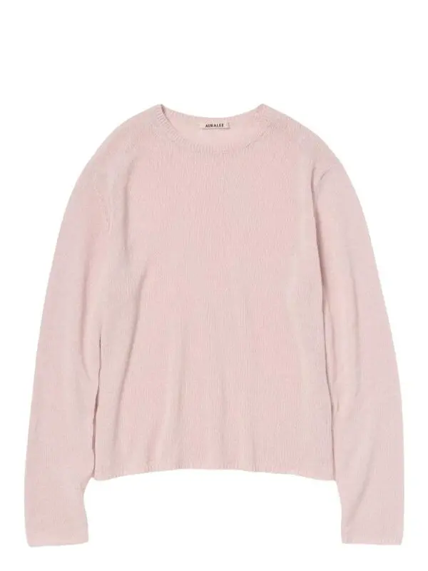 Auralee Crew Neck Sweater - Pink