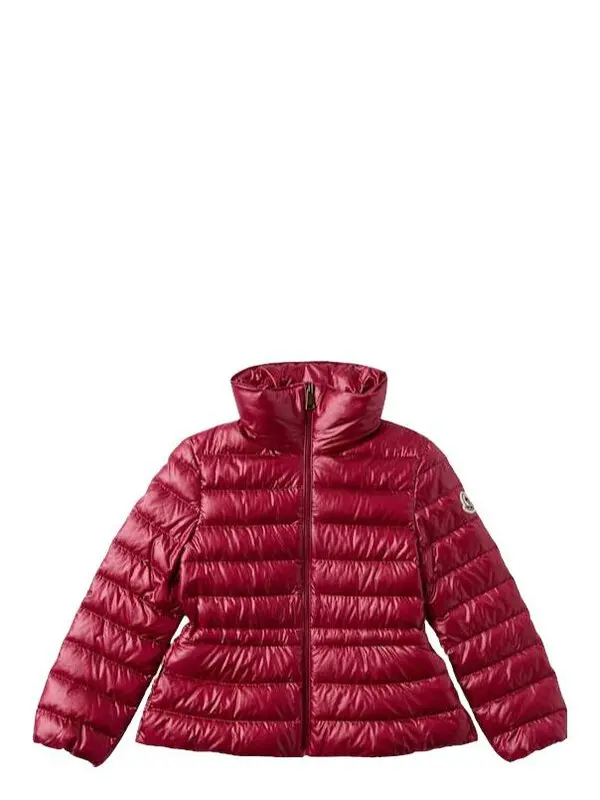 Moncler Shiny Nylon Down Jacket - Red