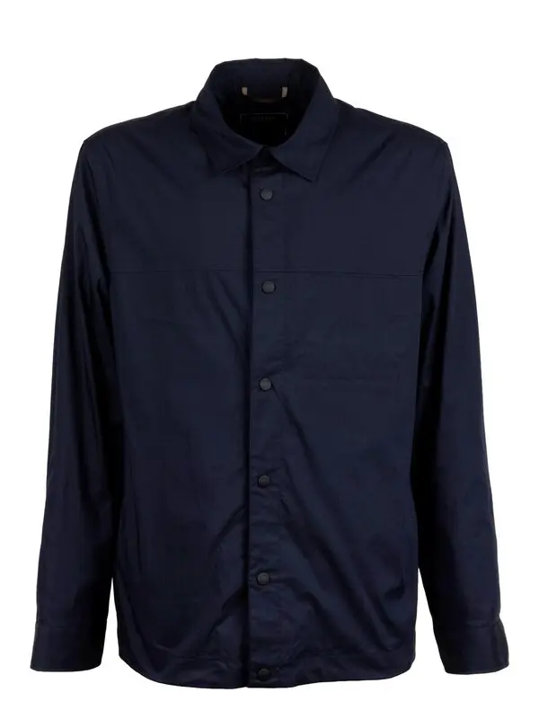Peserico Buttoned Shirt Jacket - Ultramarine Blue