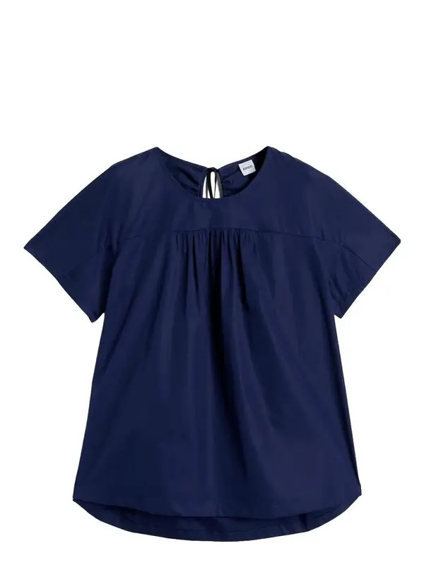 Aspesi Tie-detail Round Neck Cover-up - Blue