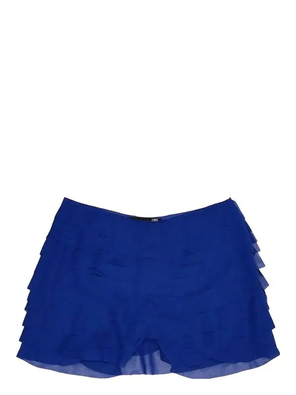 Moschino Layered Logo Detail Shorts - Blue