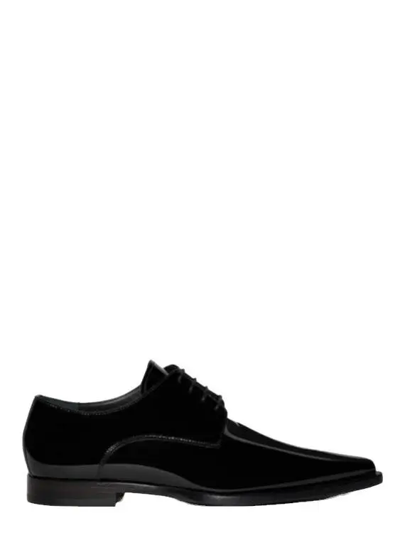 Dsquared2 Ibra Tapered Toe Lace-up Shoes - Black