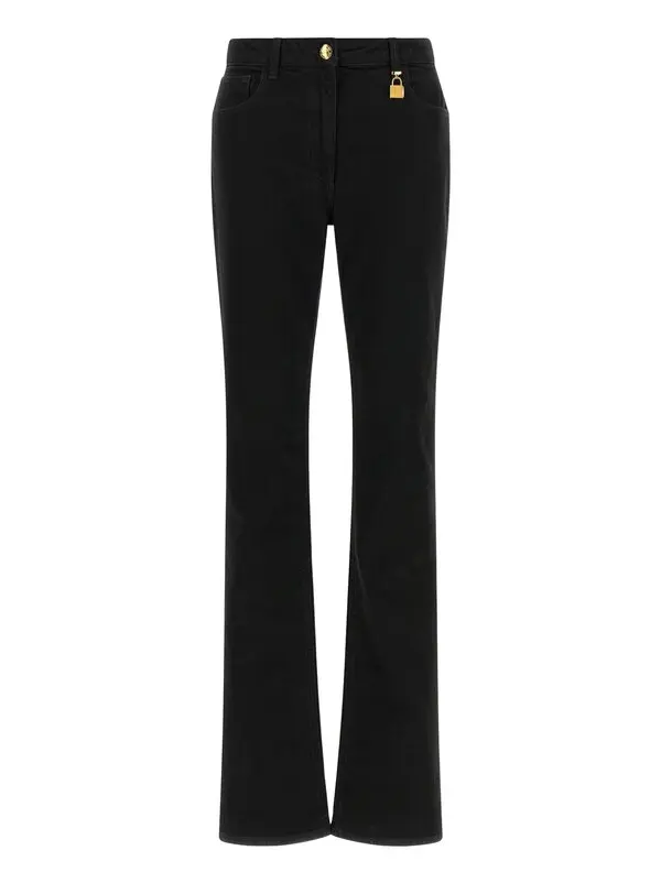 Elisabetta Franchi Jewel Padlock Skinny Jeans - Black