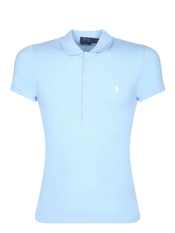 Polo Ralph Lauren Julie Slim Fit Polo Shirt - Blue