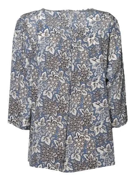 Max Mara Floral Print Blouse - Multi-color