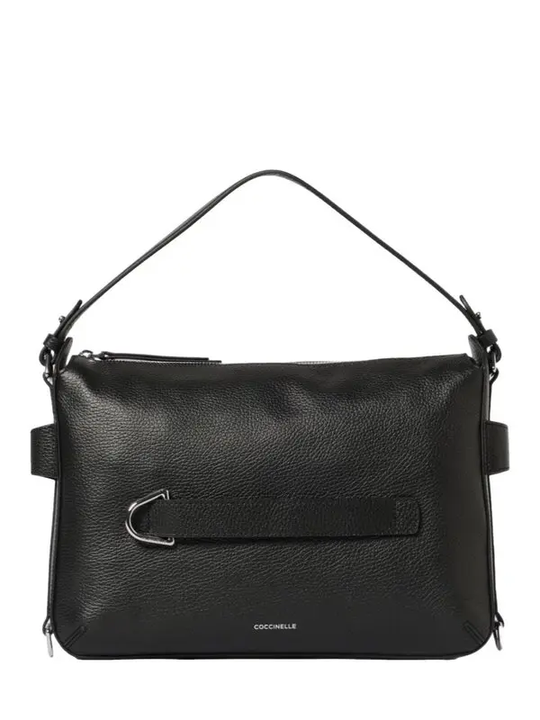 COCCINELLE Zip-top Shoulder Bag - Black