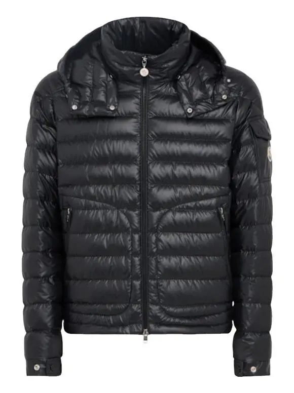 Moncler Lauros Tech Down Jacket - Black