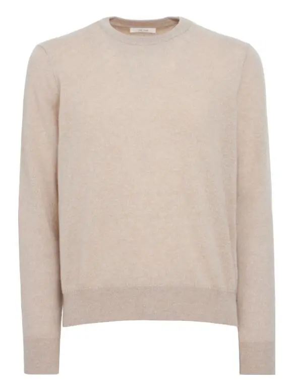 THE ROW Cashmere Crewneck Sweater - Nude