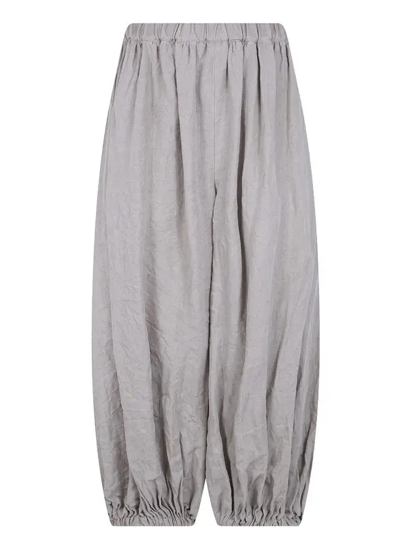 Comme Des Garçons Elastic Waist Casual Pants - Gray