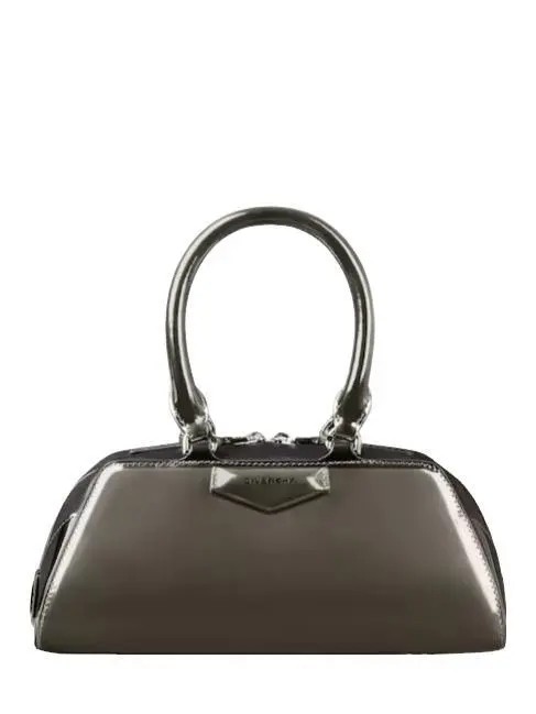 Givenchy Mini Antigona East-west Bag - Gun Gray