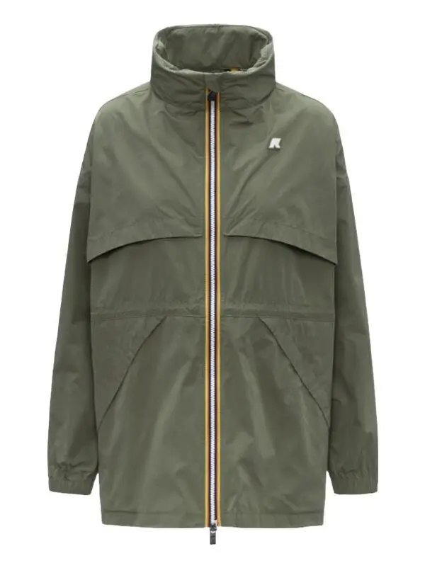 K-WAY Aubeline Zip Up Jacket - Green Lichen