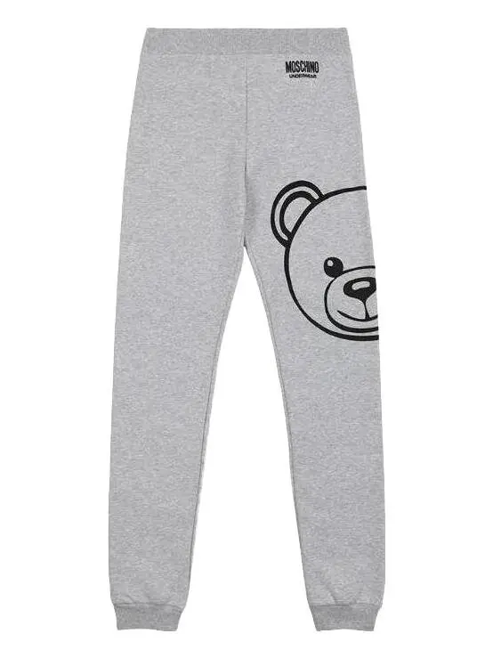 Moschino Printed Sweatpants - Gray