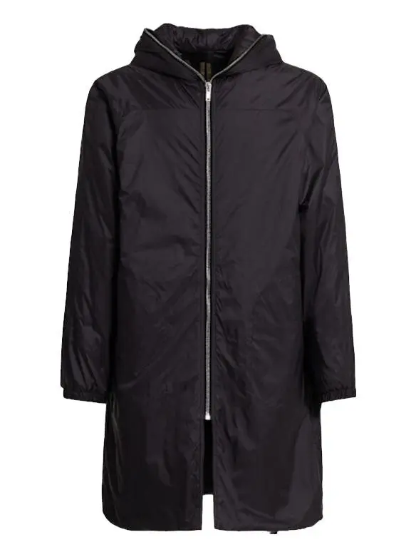 Rick Owens Sealed Long Windbreaker - Black