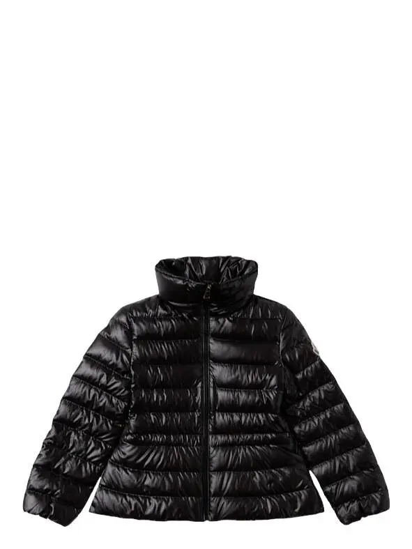 Moncler Shiny Nylon Down Jacket - Black