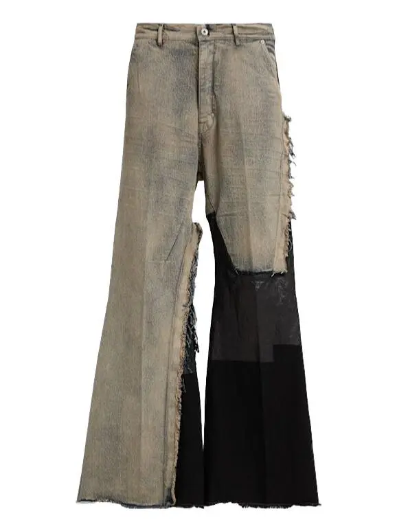 Rick Owens Joris Cotton Denim Pants - Black
