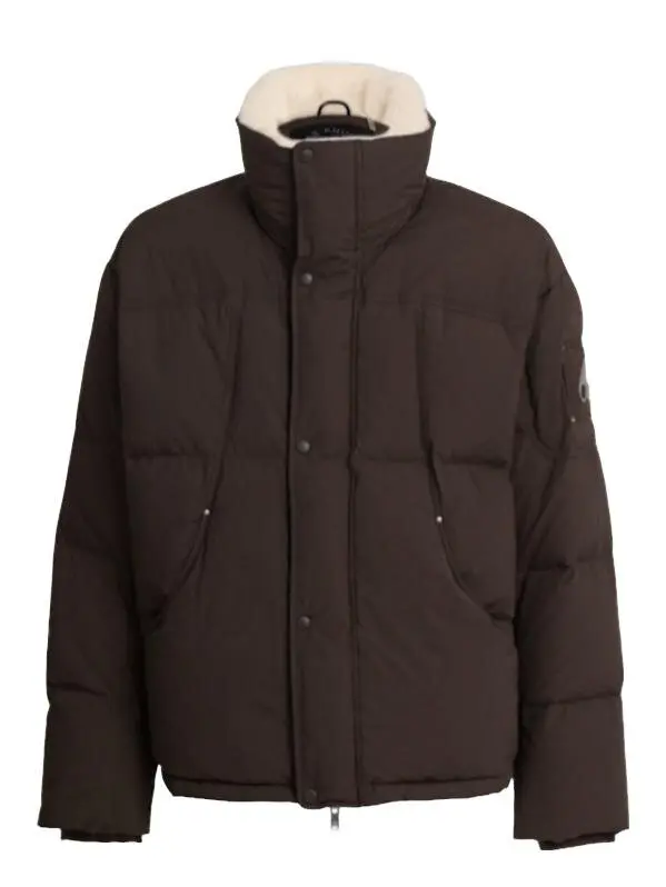 Moose Knuckles 3q Everest Down Jacket With Logo Detail - Black