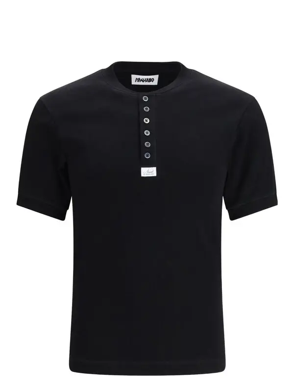MAGLIANO Nudo Ribbed Henley T-shirt - Black