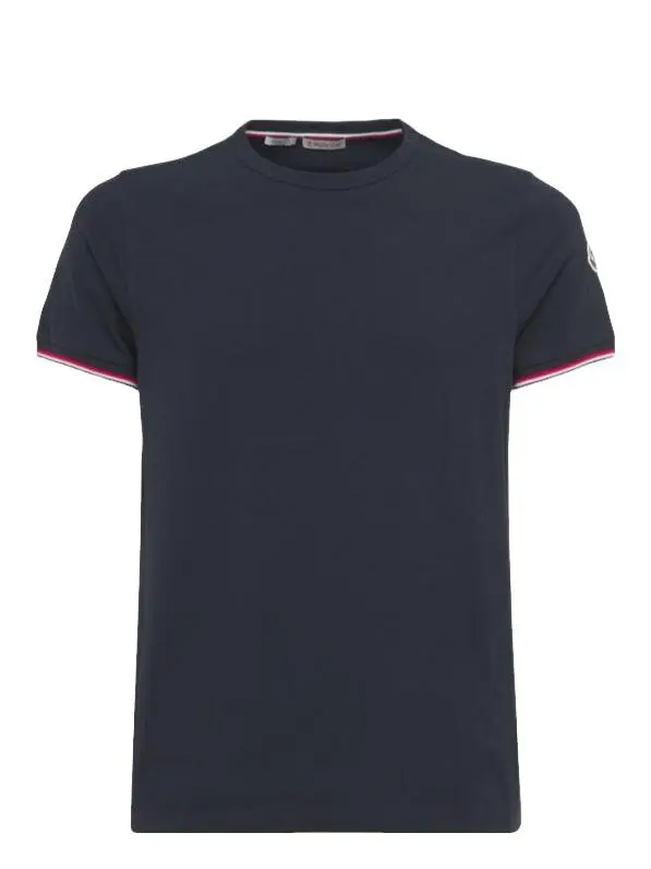 Moncler Stretch Cotton Jersey T-shirt - Black