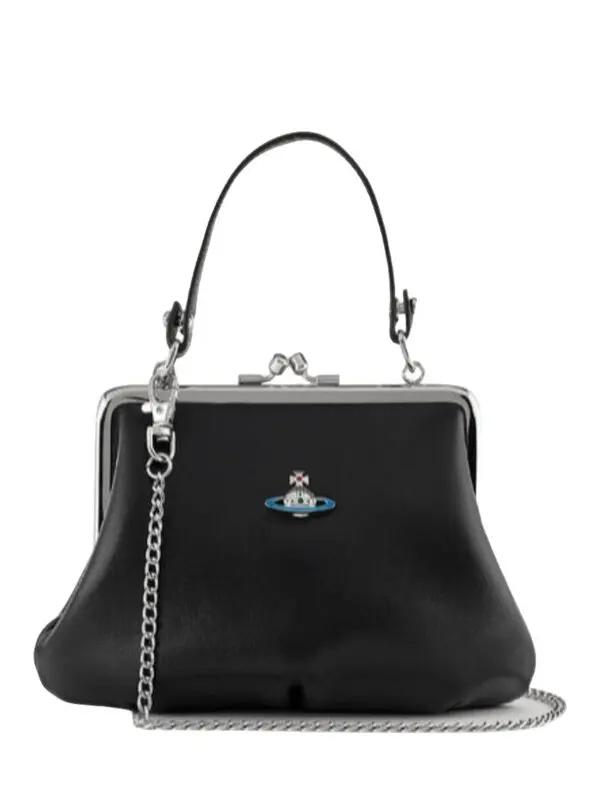 VIVIENNE WESTWOOD Granny Frame Purse Bag - Black