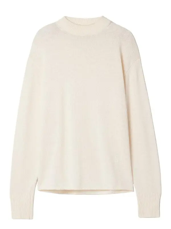 Proenza Schouler Corri Crew Neck Sweater - Off White