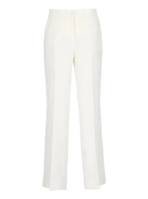 P.a.r.o.s.h Tailored Wide-leg Pants - White